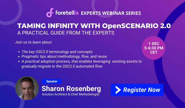Taming Infinity with OpenSCENARIO 2.0 - A practical guide from the experts